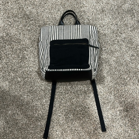 Universal Thread | Bags | Cream Black Stripe Backpack | Poshmark